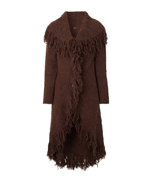 Cult Gaia Victoria Duster Fringed Cardigan