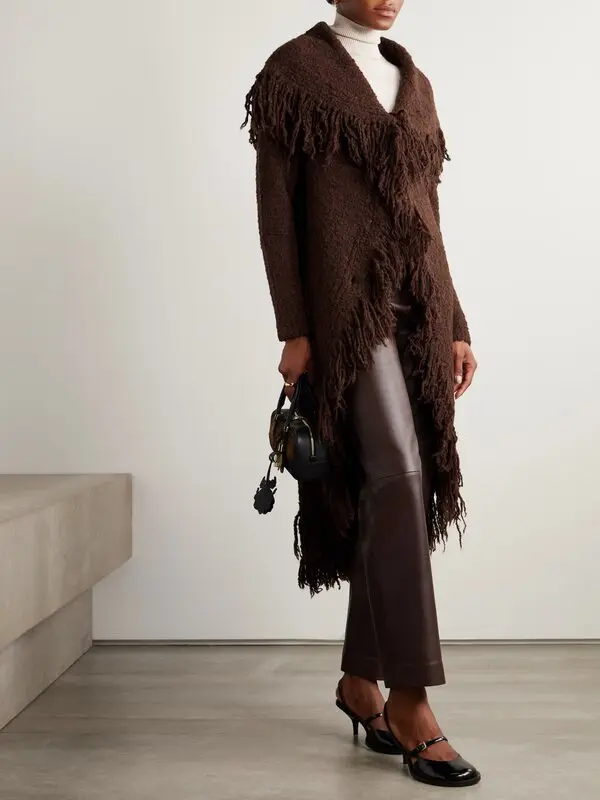 Cult Gaia Victoria Duster Fringed Cardigan