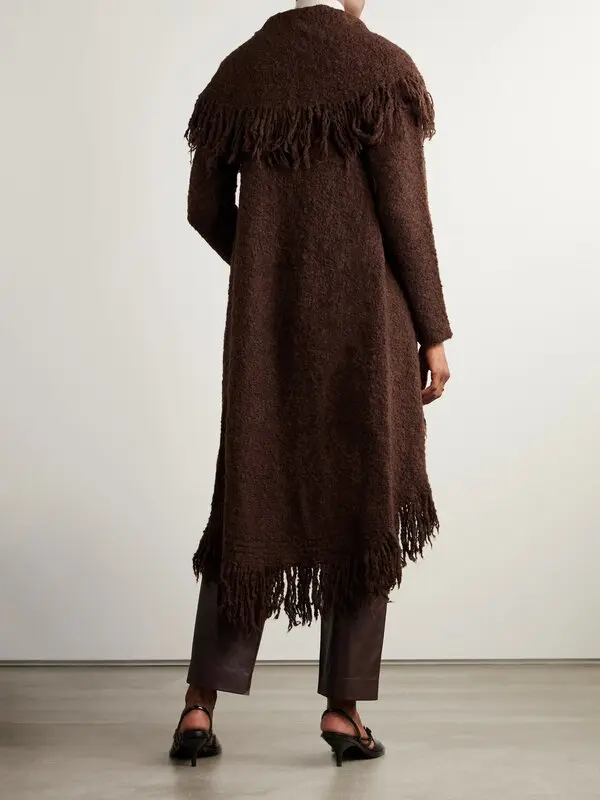 Cult Gaia Victoria Duster Fringed Cardigan
