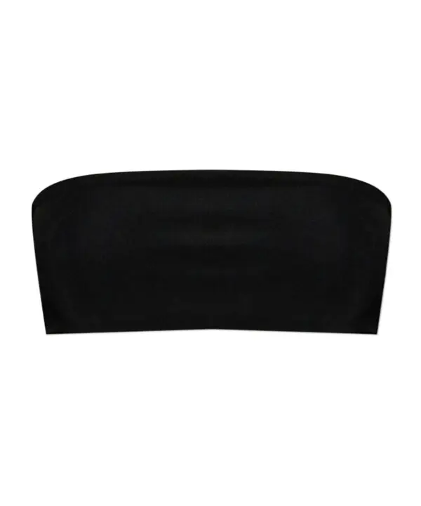 Rick Owens Cropped Sleeveless Off-shoulder Top - Black