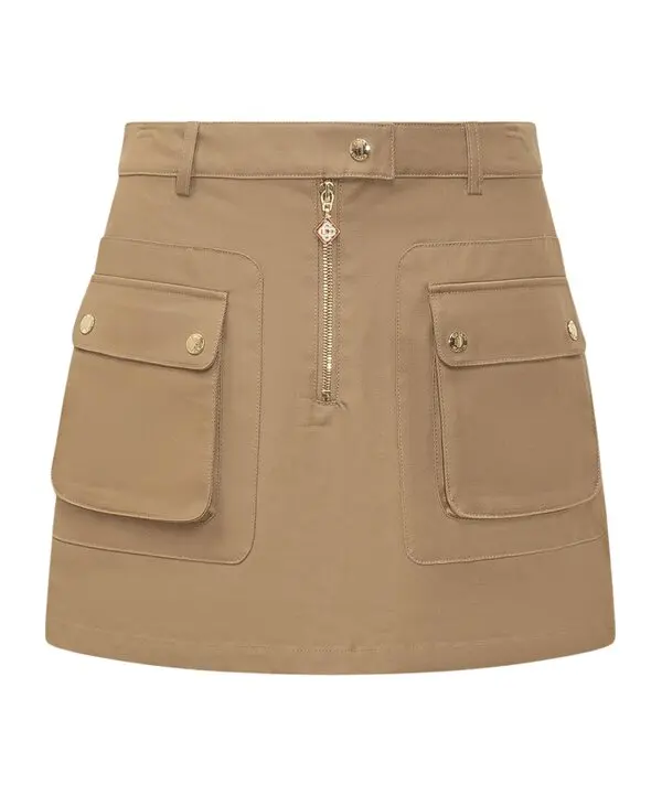 Casablanca Utility Pocket Mini Skirt - Green