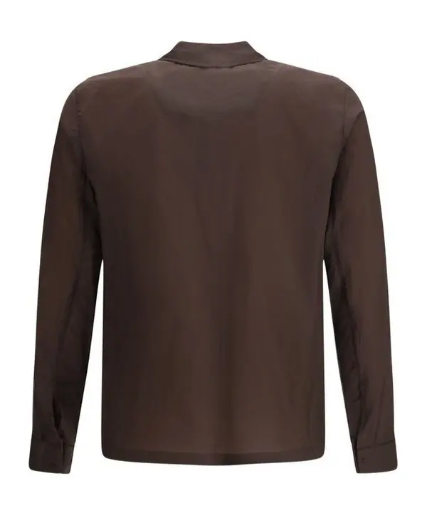 Herno Long Sleeved Utility Overshirt - Brown