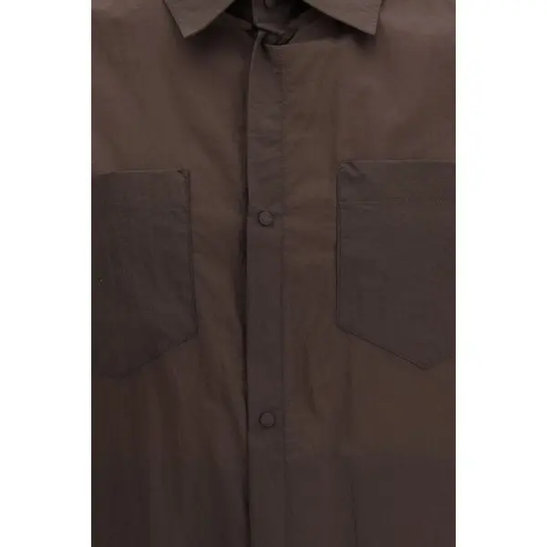 Herno Long Sleeved Utility Overshirt - Brown