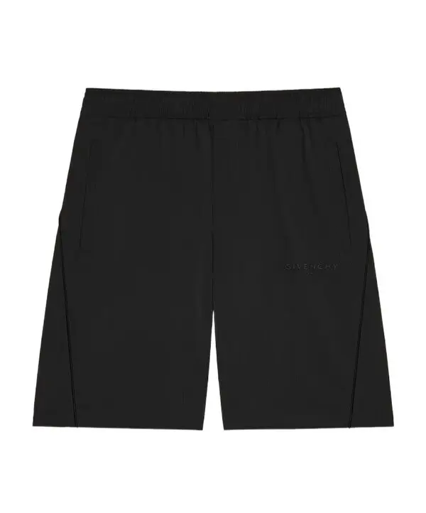 Givenchy Logo Drawstring Shorts - Black