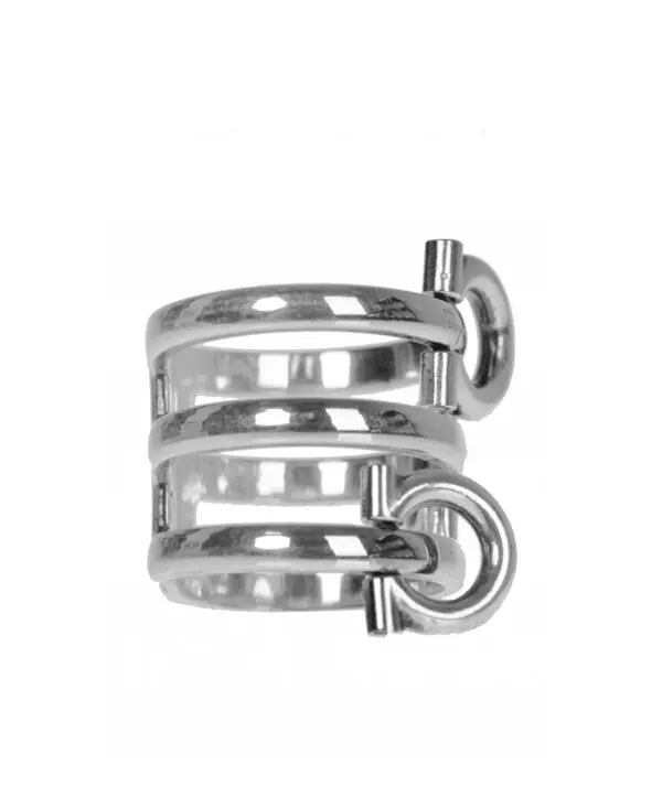 FERRAGAMO Silver Logo Detail Ring