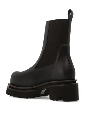 Rick Owens Beatle Bogun Platform Chelsea Boots - Brown