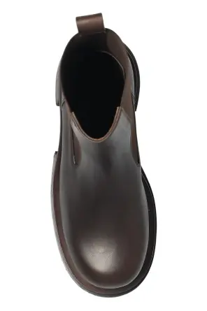 Rick Owens Beatle Bogun Platform Chelsea Boots - Brown