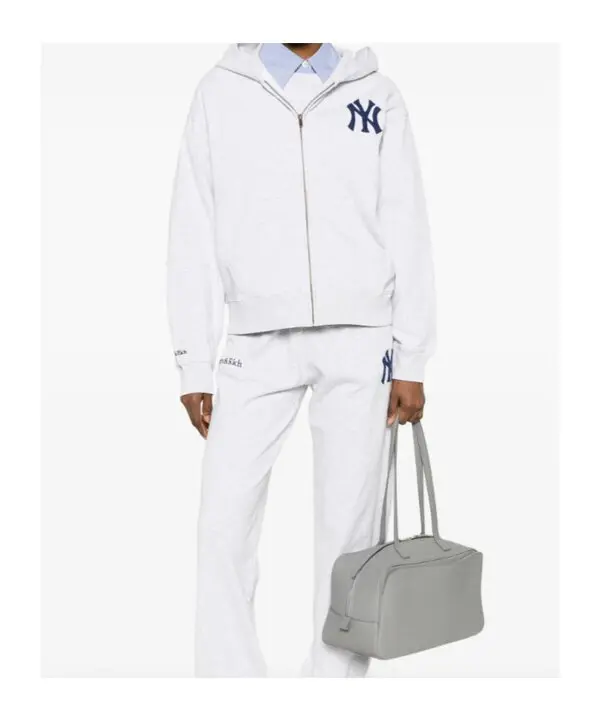 SPORTY  RICH Sporty & Rich Heritage Yankee Zip Hoodie