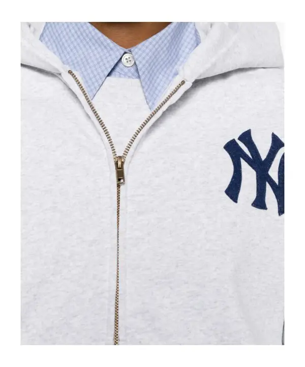 SPORTY  RICH Sporty & Rich Heritage Yankee Zip Hoodie