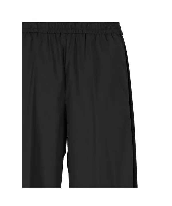 Herno Elastic Waist Balloon Pants - Black