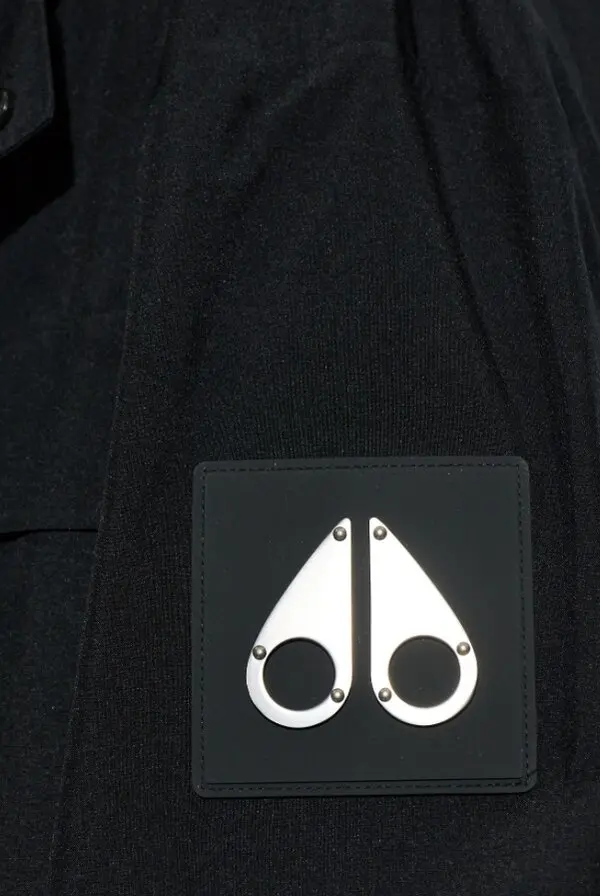 Moose Knuckles Hooded Utility Jacket - Black