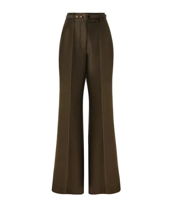 Zimmermann Belted Flare Trousers