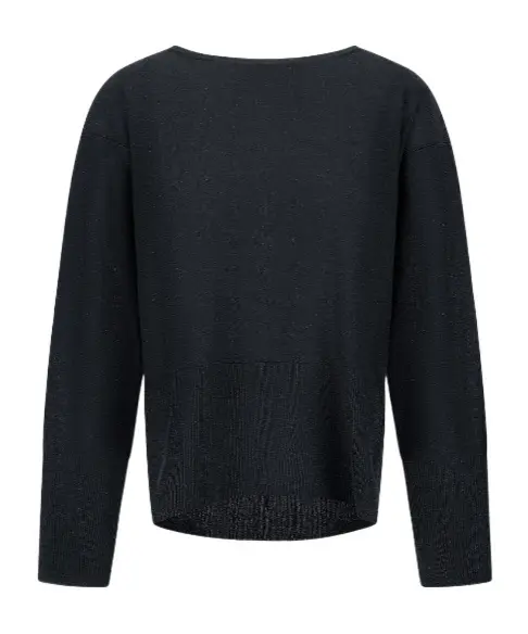 Herno Sequinned Knitted Jumper - Black