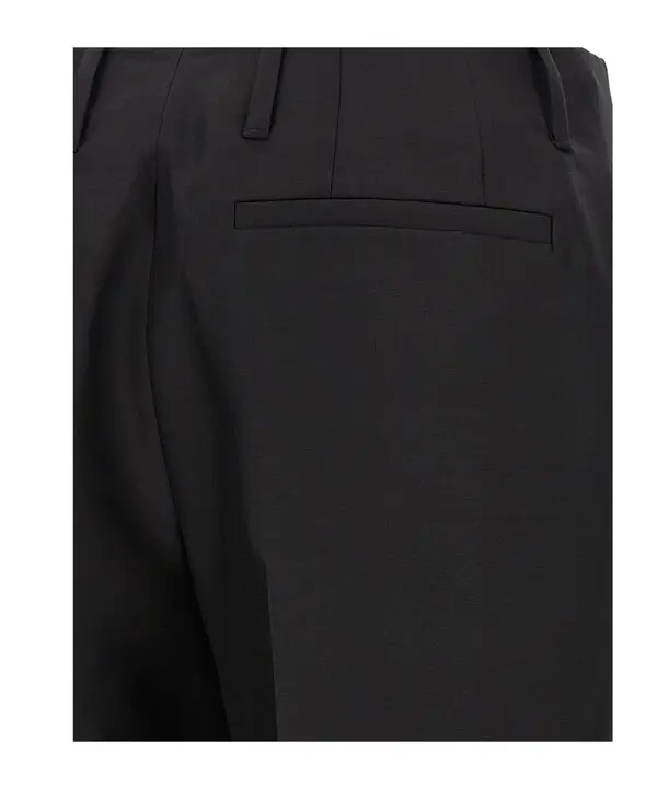 Dries Van Noten Cropped Tailored Trousers With Flared Legs