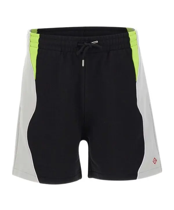 Casablanca Color-block Drawstring Shorts - Black