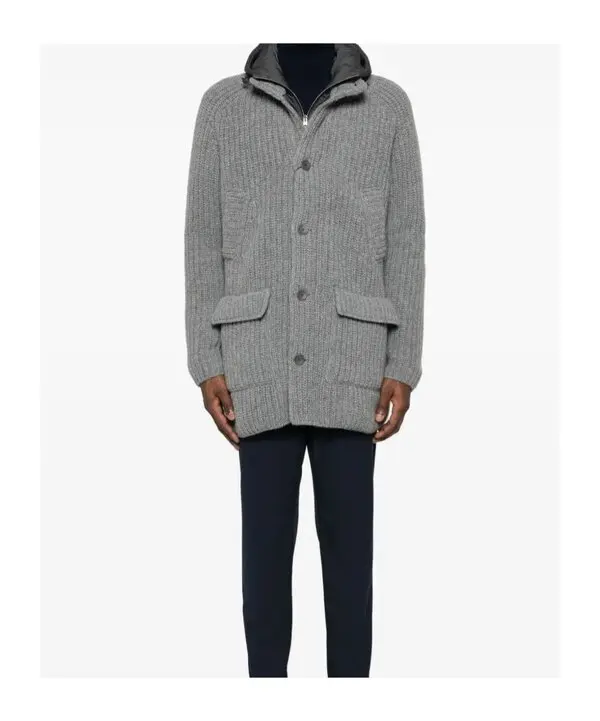 Herno Double-layer Insulated Coat - Medium Grey