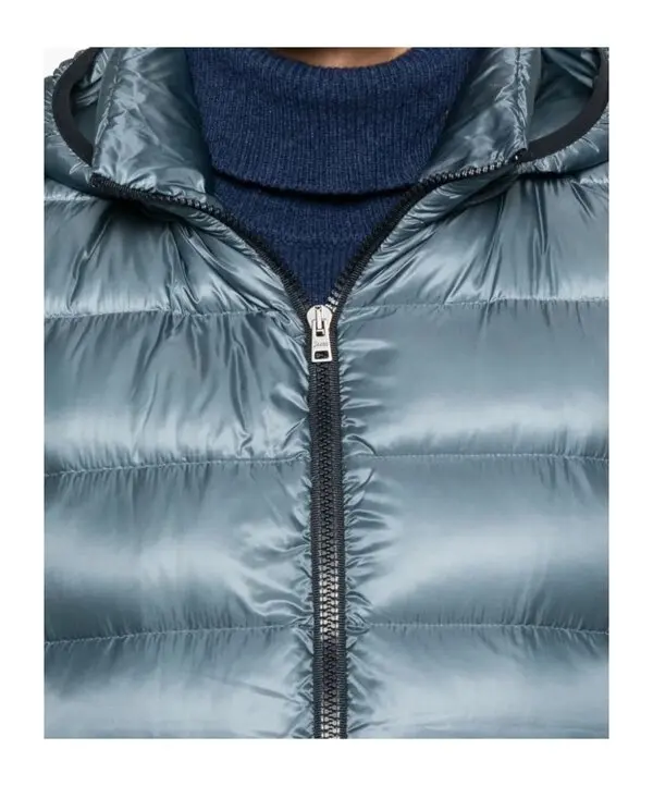 Herno Hooded Padded Gilet - Blue