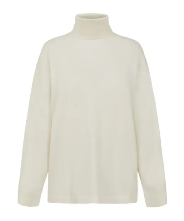 P.a.r.o.s.h Turtleneck Long-sleeve Sweater - White