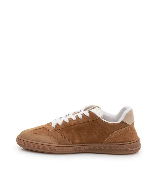 Versace Greca Lace-up Sneakers - Brown