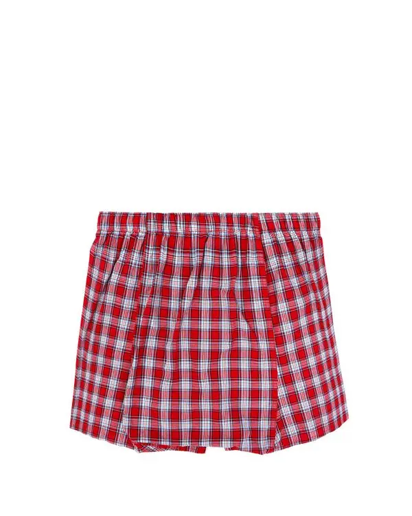 Tommy Hilfiger Plaid Boxer Shorts - Red
