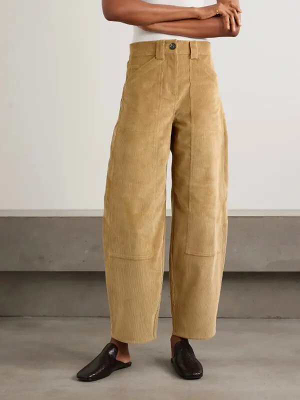 Co Name' Wide-leg Corduroy Trousers