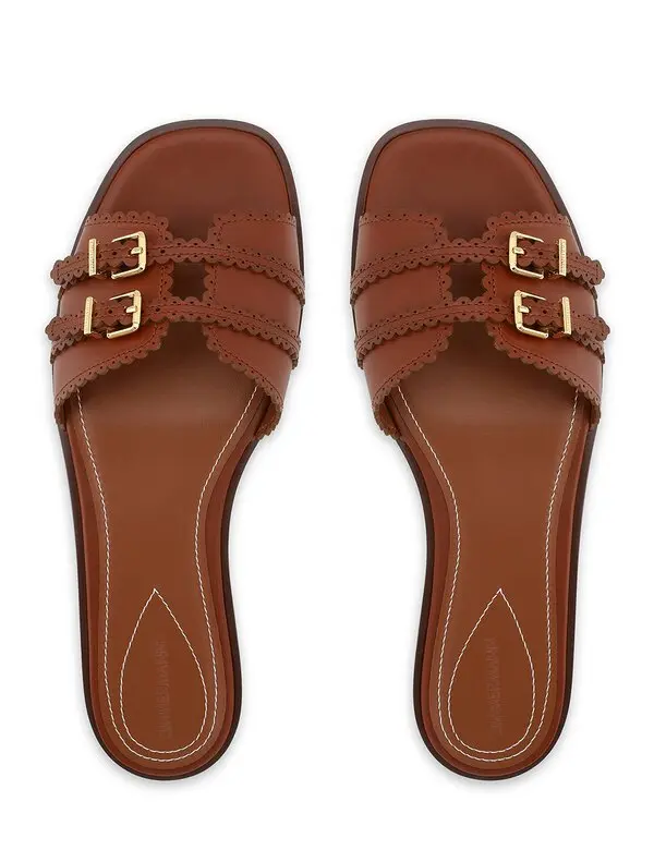 Zimmermann Goldie Flat Sandals