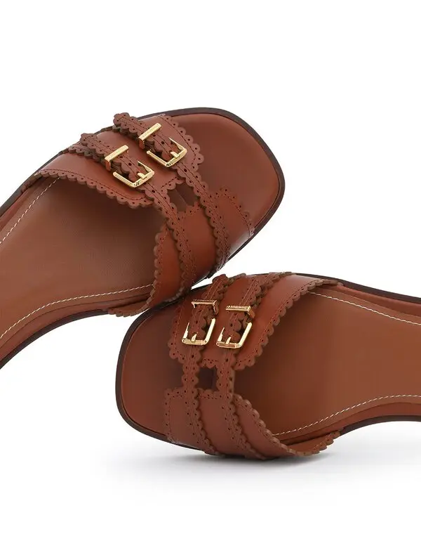 Zimmermann Goldie Flat Sandals
