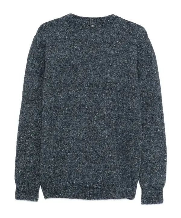 Herno Crew-neck Long-sleeve Sweater - Black