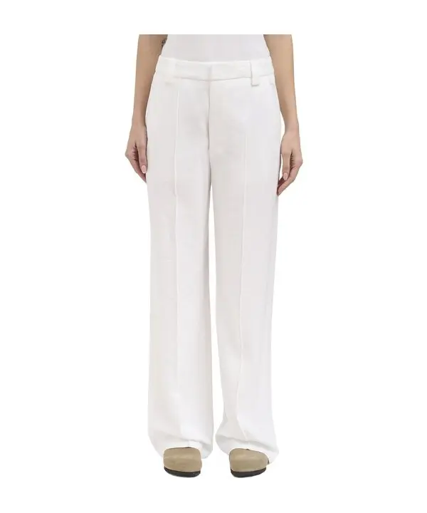 DONDUP Casual Pants With Belt Loops - White