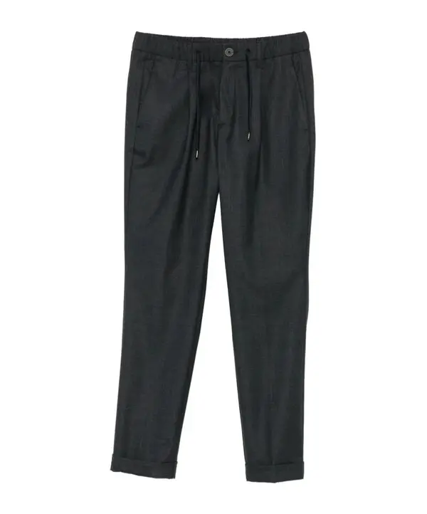 Herno Drawstring Cuffed Trousers - Black