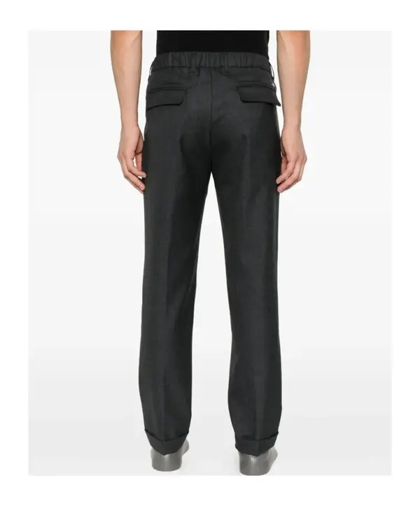 Herno Drawstring Cuffed Trousers - Black
