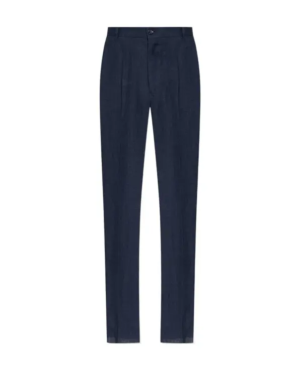 Dolce & Gabbana Tailored Straight Leg Trousers - Black