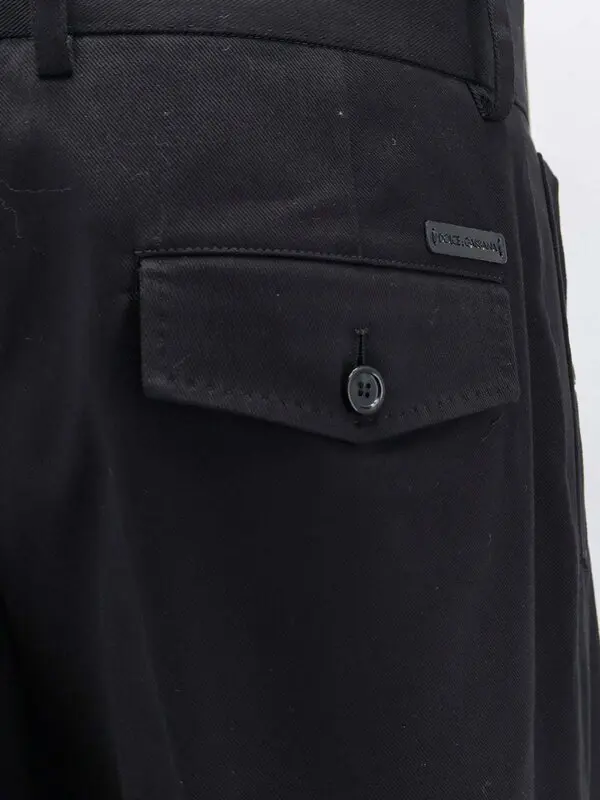Dolce & Gabbana Pleated Straight-leg Tailored Trousers