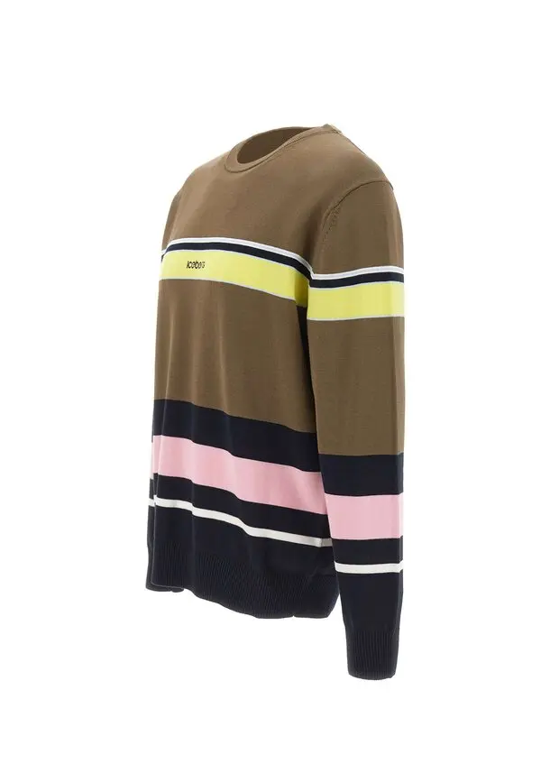 Iceberg Striped Crew Neck Jumper - Multicolor