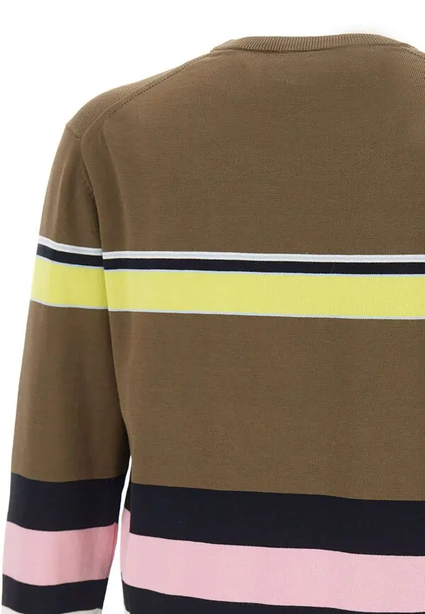 Iceberg Striped Crew Neck Jumper - Multicolor