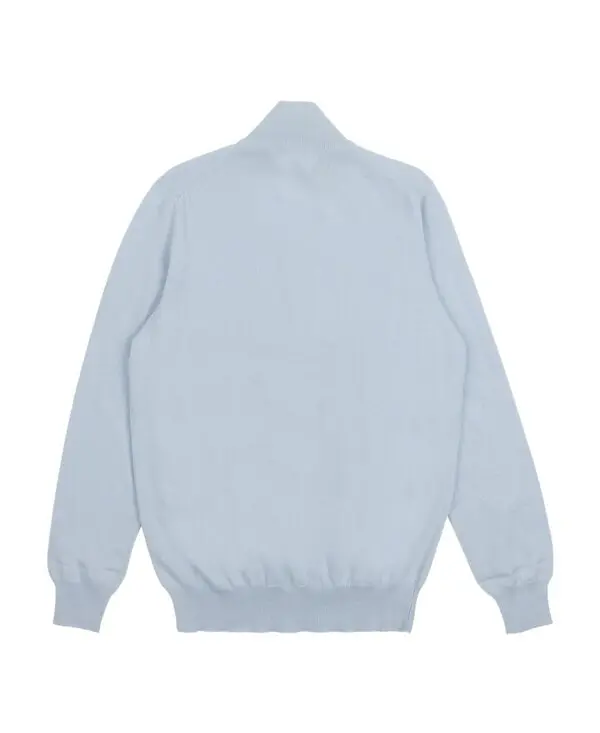 FERRAGAMO Half-zip Knit Pullover - Gray