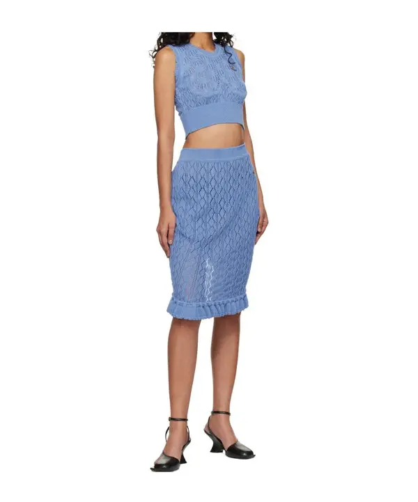 VIVIENNE WESTWOOD Ella Cutout Skirt - French Blue