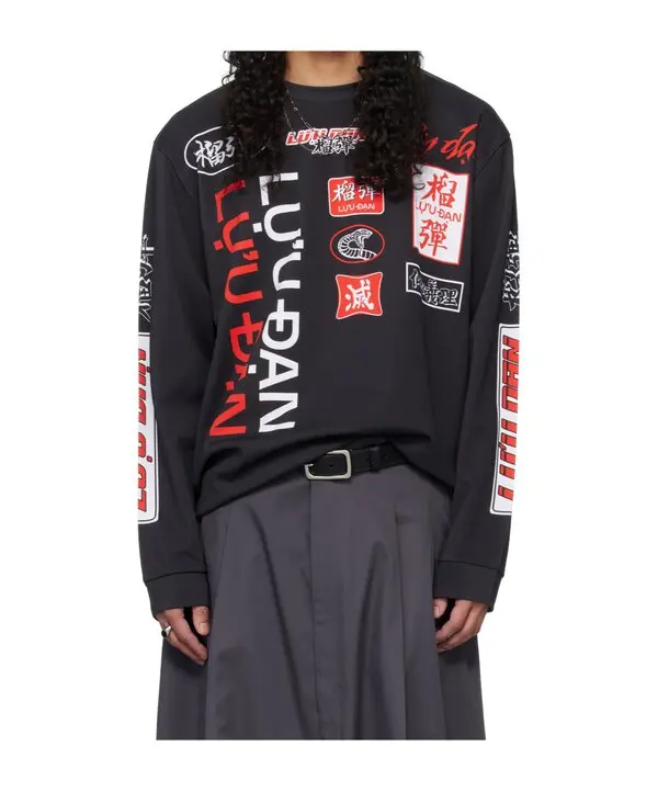LU'U DAN Oversized Long-sleeved T-shirt