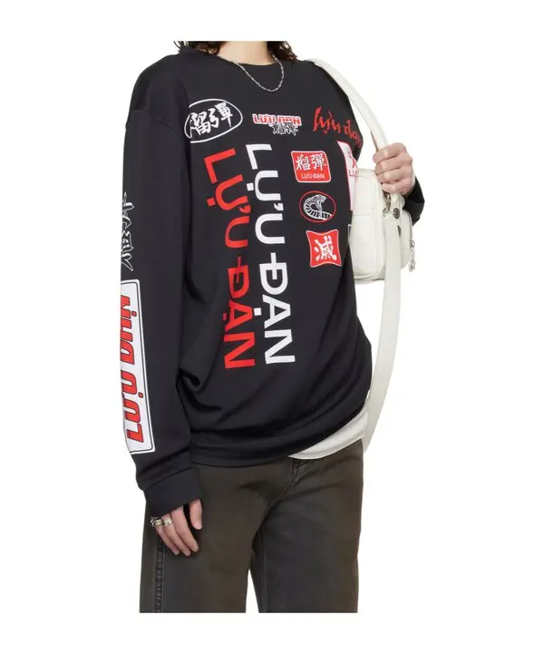LU'U DAN Oversized Long-sleeved T-shirt