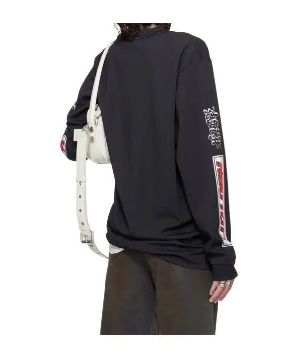 LU'U DAN Oversized Long-sleeved T-shirt