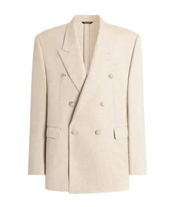Dolce & Gabbana Dolce Gabbana Double-breasted Blazer - Nude
