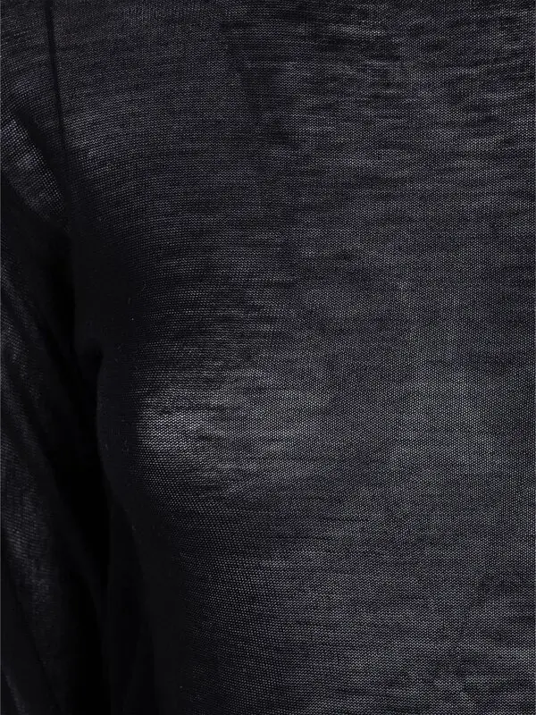 Paloma Wool Long Sleeve Sheer Crewneck Top