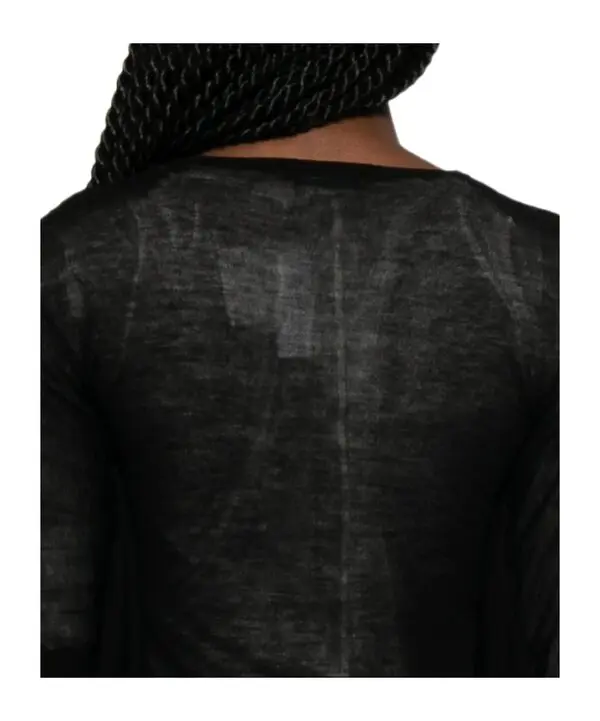 Paloma Wool Long Sleeve Sheer Crewneck Top