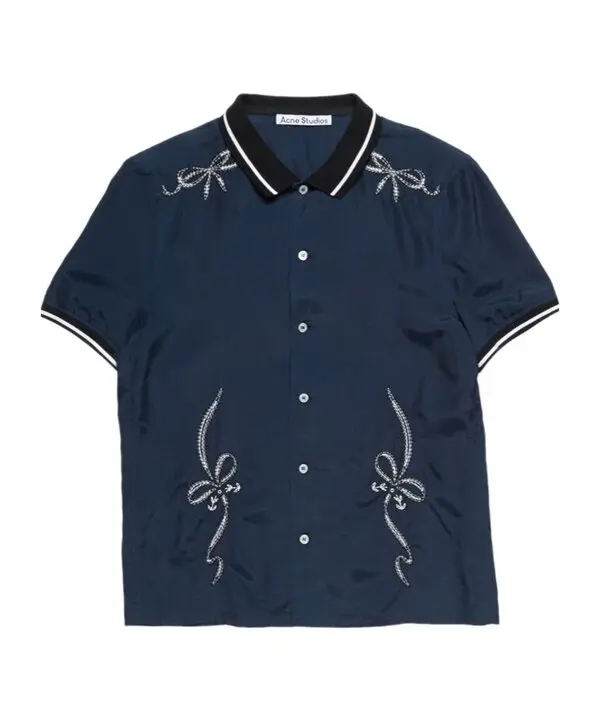 Acne Studios Embroidered Bowling Shirt