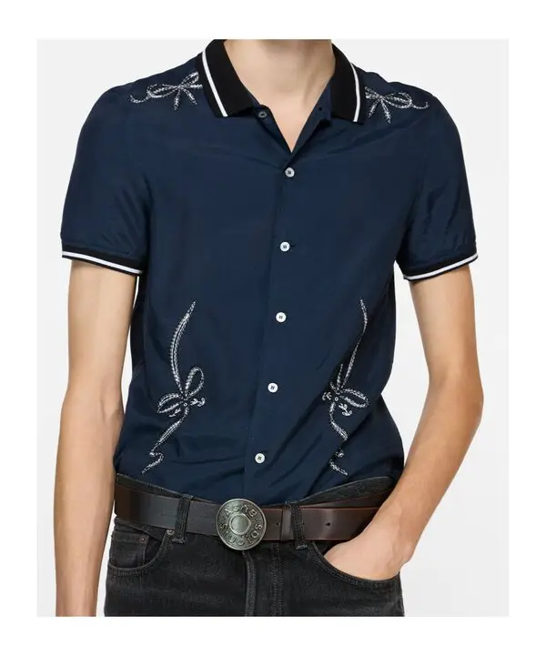 Acne Studios Embroidered Bowling Shirt