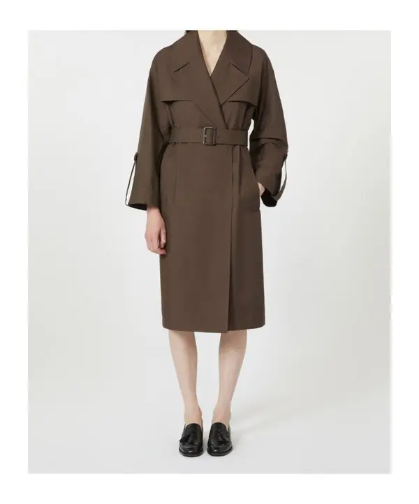 Max Mara Amour Belted Coat - Chocolate-colored