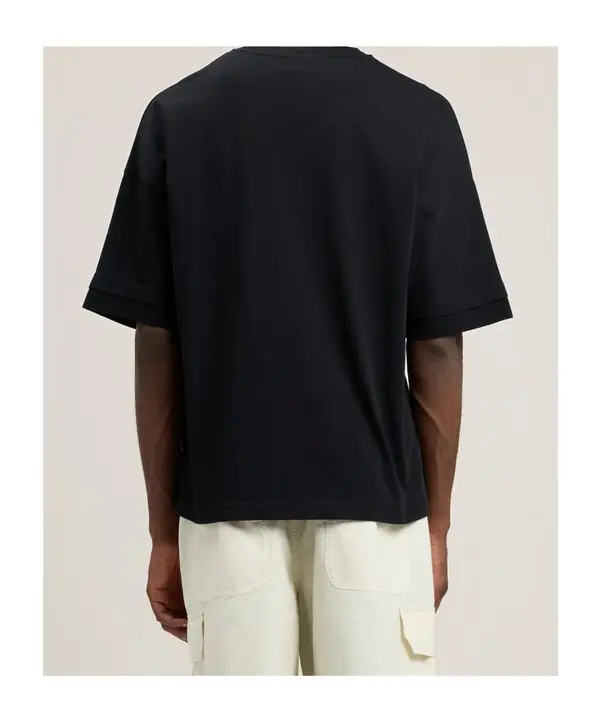 Palm Angels Curved Logo Loose Double T-shirt