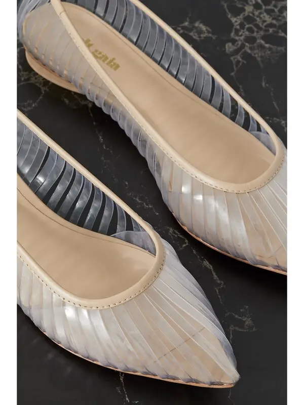 Cult Gaia Leena Pointed-toe Flats - Transparent
