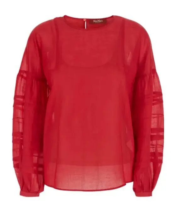 Max Mara Paese Blouse - Red