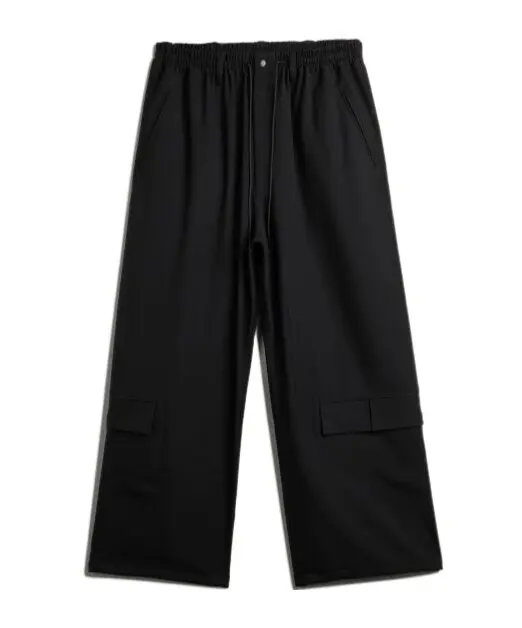 Y3 Sport Uniform Straight Leg Cargo Trousers - Black